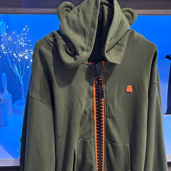 Teddy Fresh | Shirts | Teddy Fresh Hoodie With Embellished Zipper ...